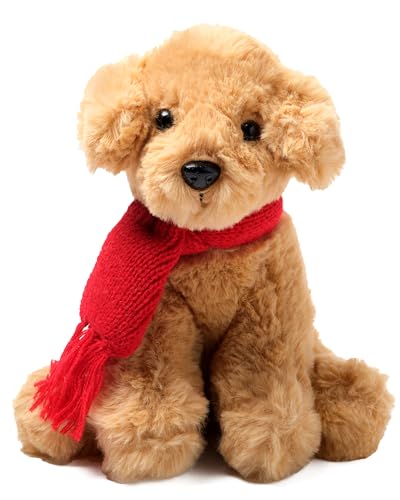 Bearington Grizwald The Golden Retriever Plush, Dogs Stuffed Animals, 7.5 Inch Golden Retriever Stuffed Animal, Ideal Christmas Stuffed Animal Gift for Toddlers, Kids & Teens