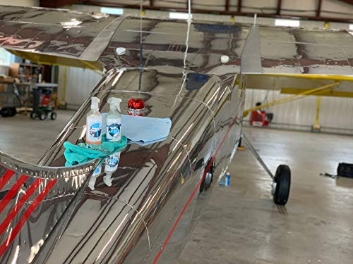 Plane Perfect EcoClean Waterless Cleaner, Wash and Wax for Airplanes, Automotive, Bikes and More (16 oz. Spray Bottle)