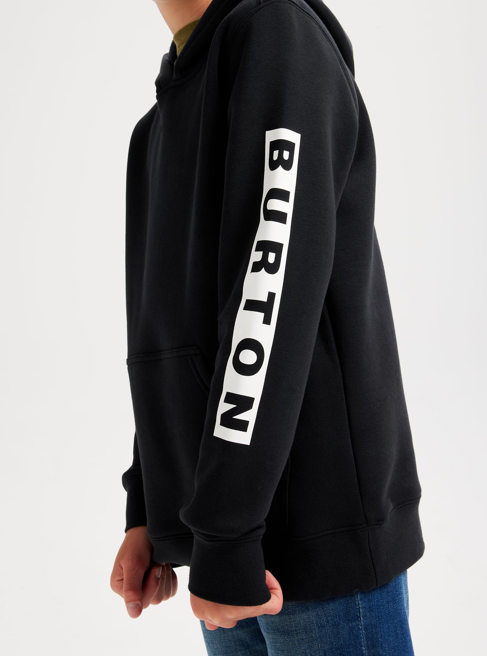 Burton Kids' Elite Pullover Hoodie, True Black, S