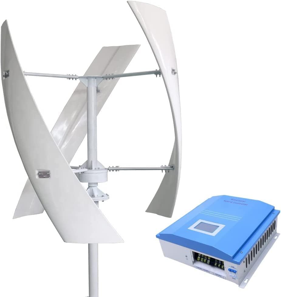 9000W Maglev Generator Wind Turbine Generator 3 Blades Vertical Axis 9KW Wind Turbine Kits with Charge Controller,12v