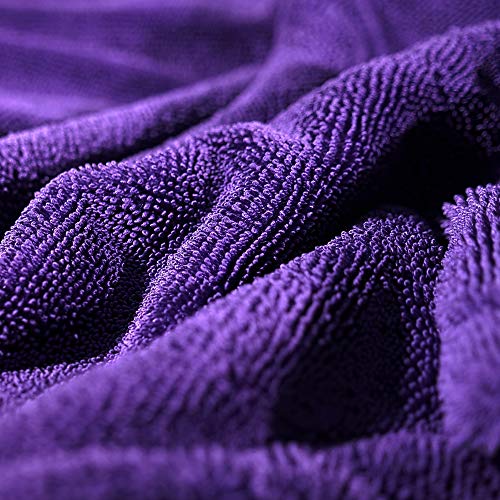 Maxshine - Giant Car Drying Towel, Rinse Free Microfiber Towel for Car Detailing, 24x36 Inch, Extra Thick 1200 GSM, Double Sided, Large Microfiber Towels for Car Drying, Plush Car Wash Towels