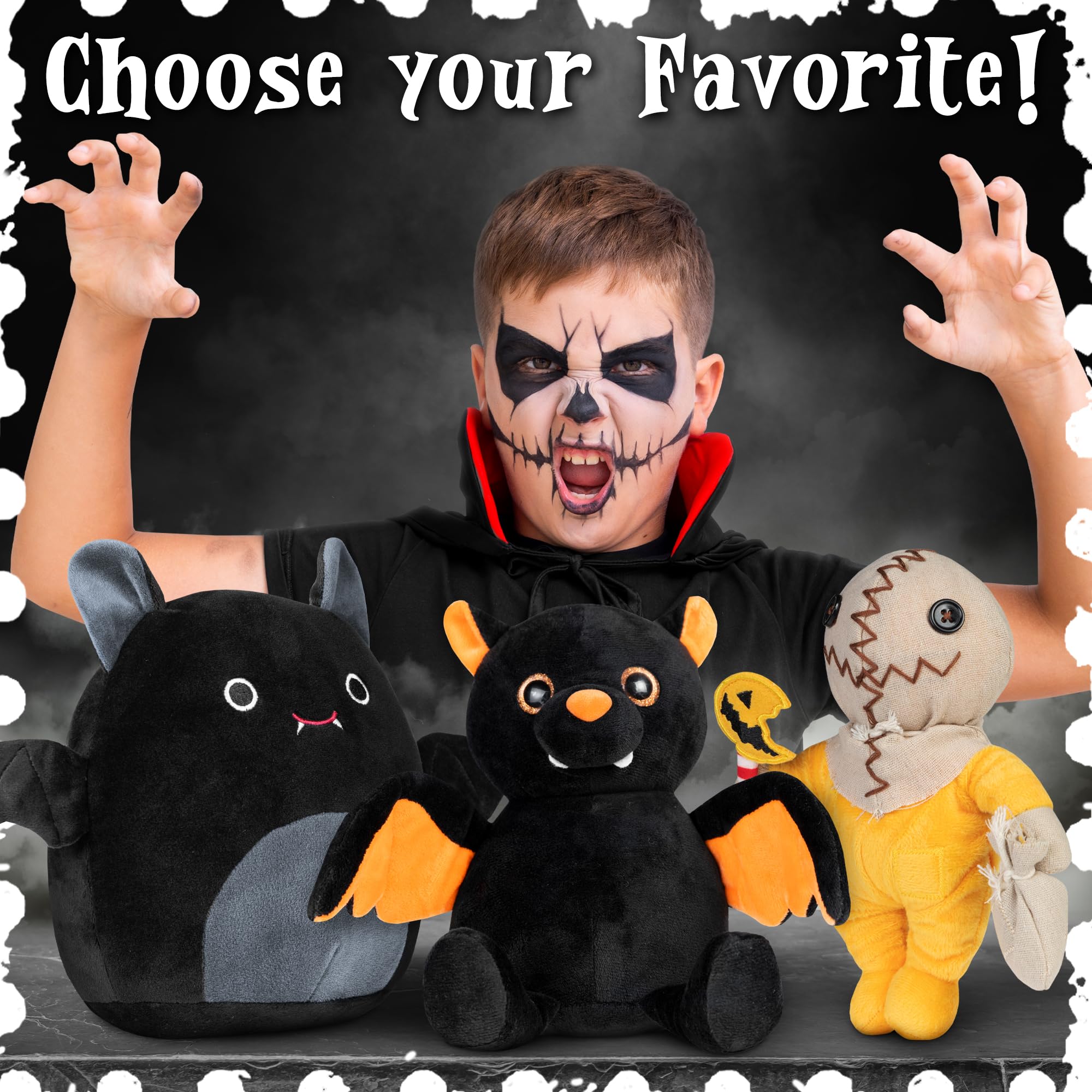8" Sam's Trick-or-Treat Plush: Halloween Doll for Spooky Decorations and Collectors, Stuffed Animal Design