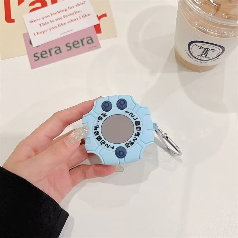 Case for Samsung Galaxy Buds 2 & Buds Live & Buds Pro, Soft Silicone 3D Cute Cartoon Character Kawaii Fashion Cover Animal Design (Digimon)