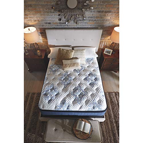 Signature Design by Ashley Mt Dana 16 Inch Eurotop Plush Mattress, CertiPUR-US Certified Foam, California King