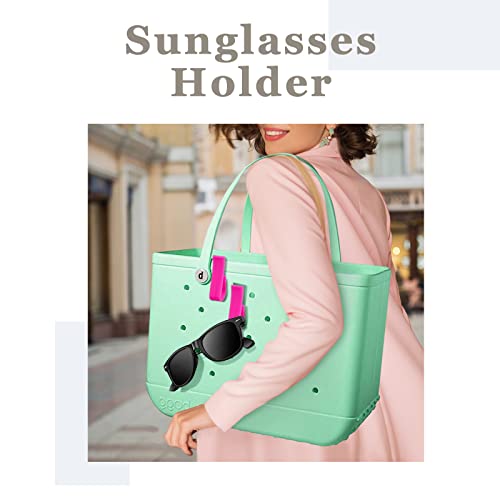 Cup Holder Hooks Accessories for Bogg Bags,2Pcs Insert Holder Charm Accessory Organize Valuables on Bag,Bogg Bags Decordation (Pink)