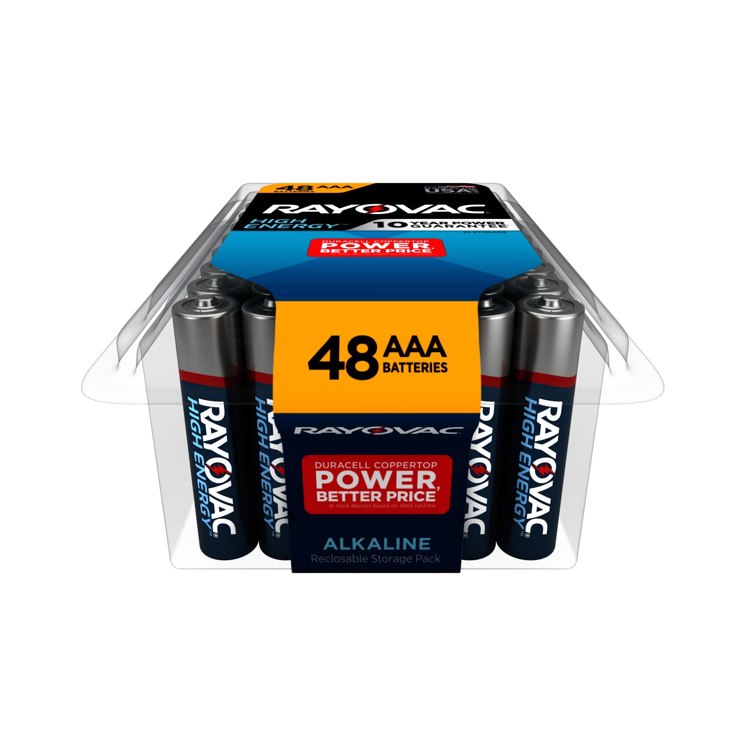 Rayovac AAA Batteries, Alkaline Triple A Batteries (48 Battery Count)