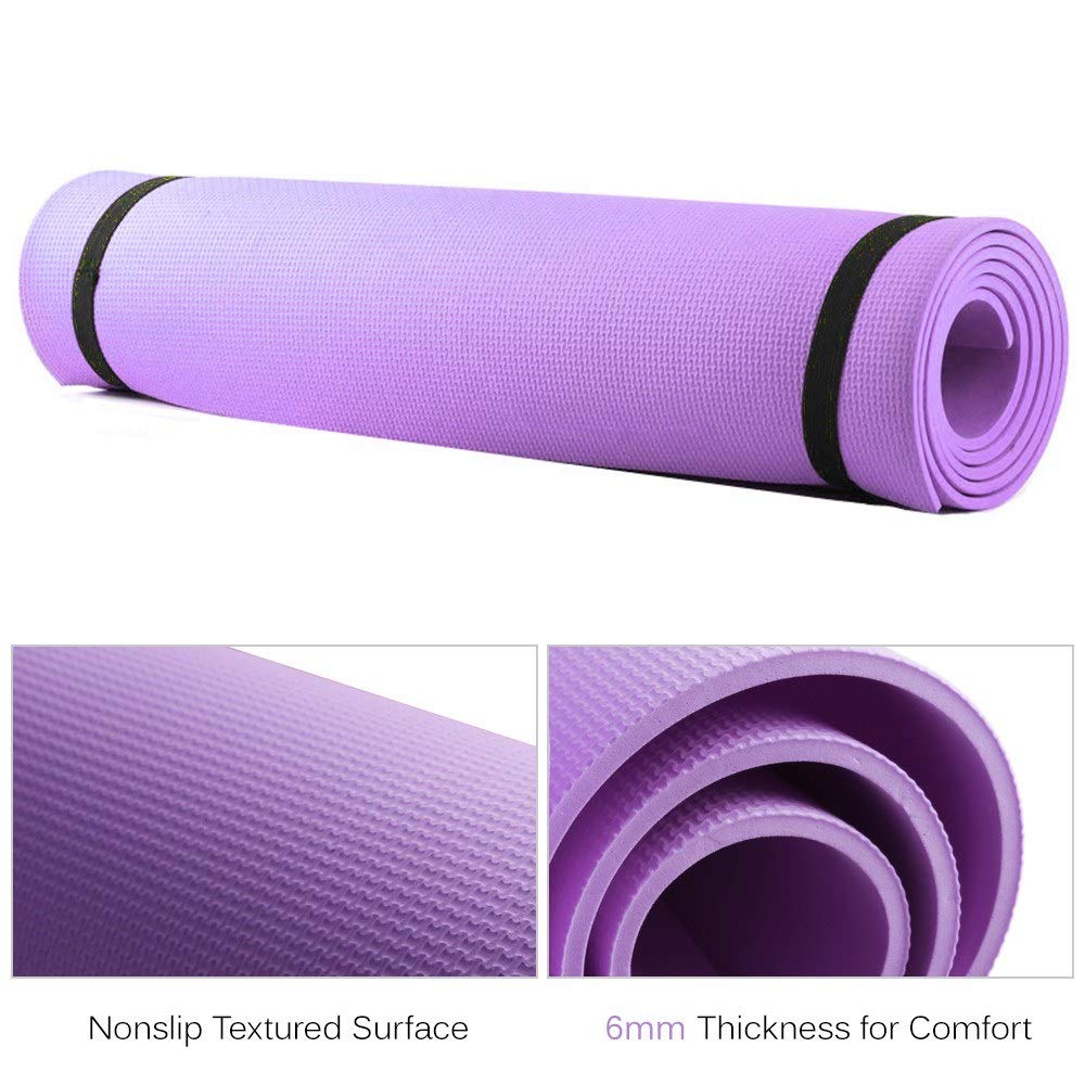 6mm Thick EVA Foam Yoga Mat