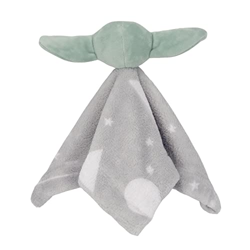 Lambs & Ivy Star Wars Baby Yoda/The Child Swaddle Blanket & Lovey Gift Set
