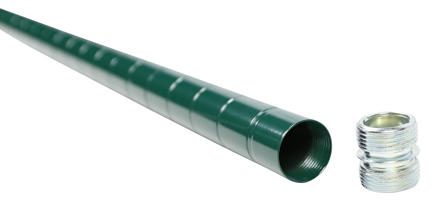 Apollo Hardware 72" High Heavy Duty Post Set for Green Epoxy Shelving(4 Pack of 72 High Post/Pole)
