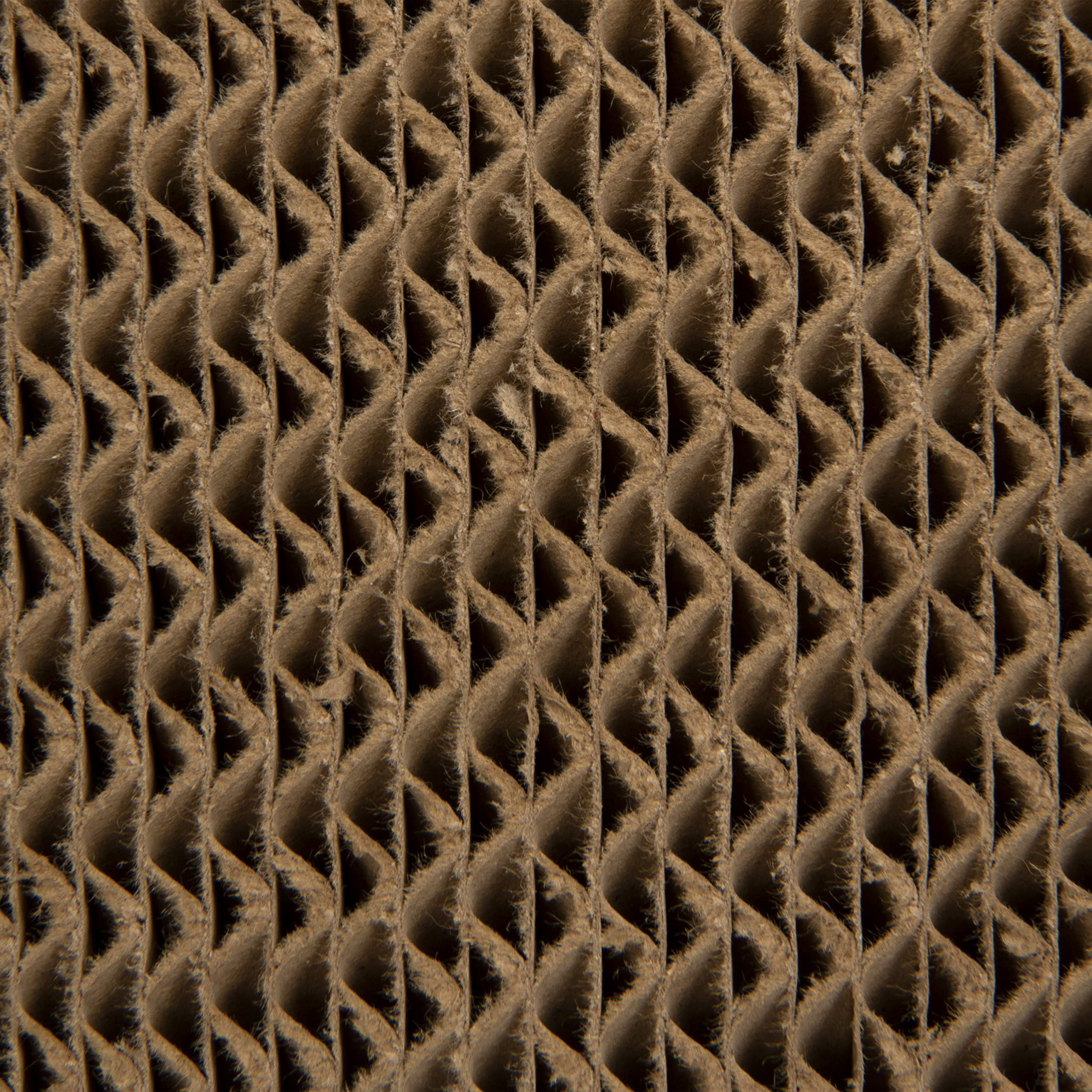 SmartyKat Scratch Ladder Angled Corrugated Cat Scratcher, Catnip Infusion Technology - Brown, One Size