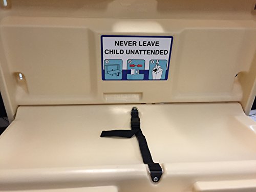 Koala Kare KB200-00 Horizontal Wall Mounted Baby Changing Station, Cream (Light Cream)