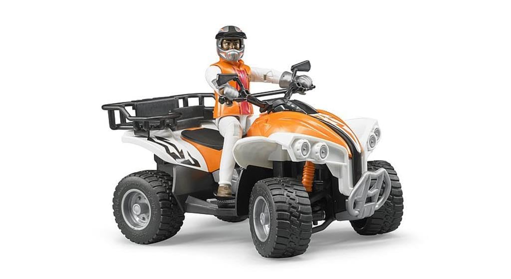 Bruder Quad with Driver (Colors May Vary)