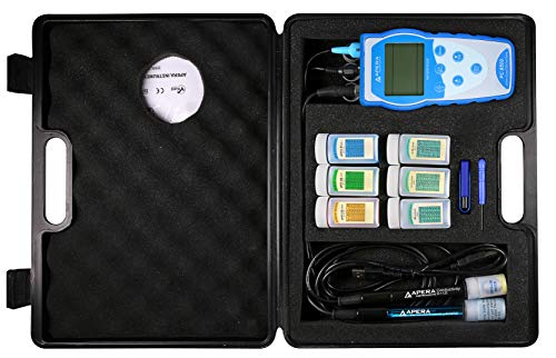 Apera Instruments Premium Series PC8500 Portable Handheld pH/Conductivity Meter Kit (AI5524)