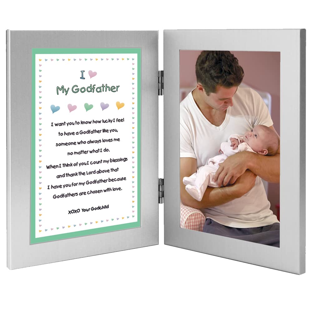 Godfather Gift Sweet Poem from Godchild, Add 4x6 Inch Photo