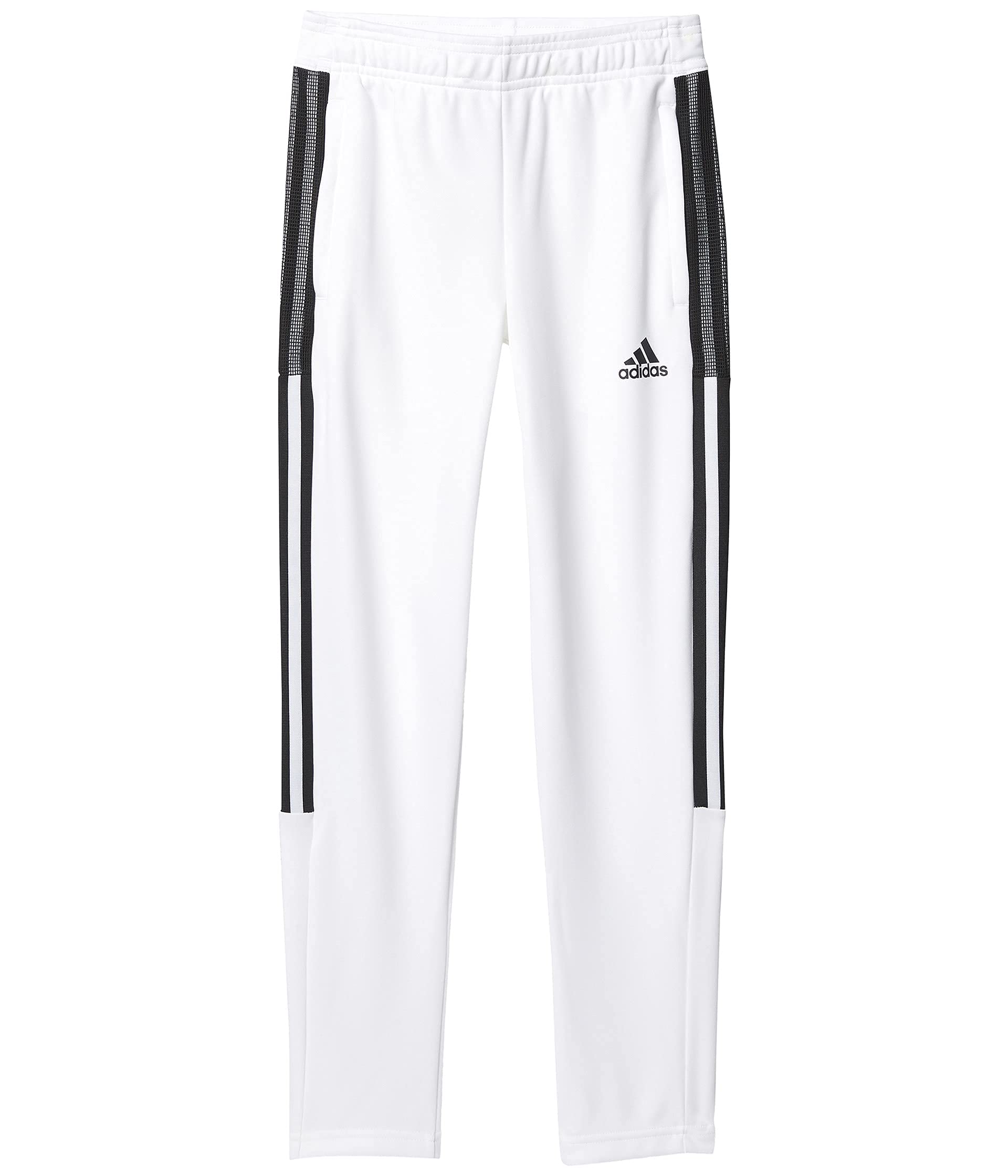 adidas girls Tiro Track Pants GCU White/Black Small
