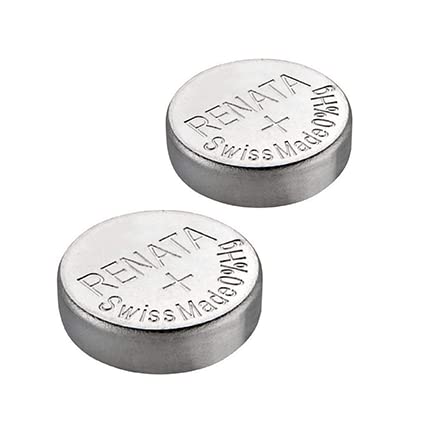 Renata 337 SR416SW Batteries - 1.55V Silver Oxide 337 Watch Battery (2 Count)