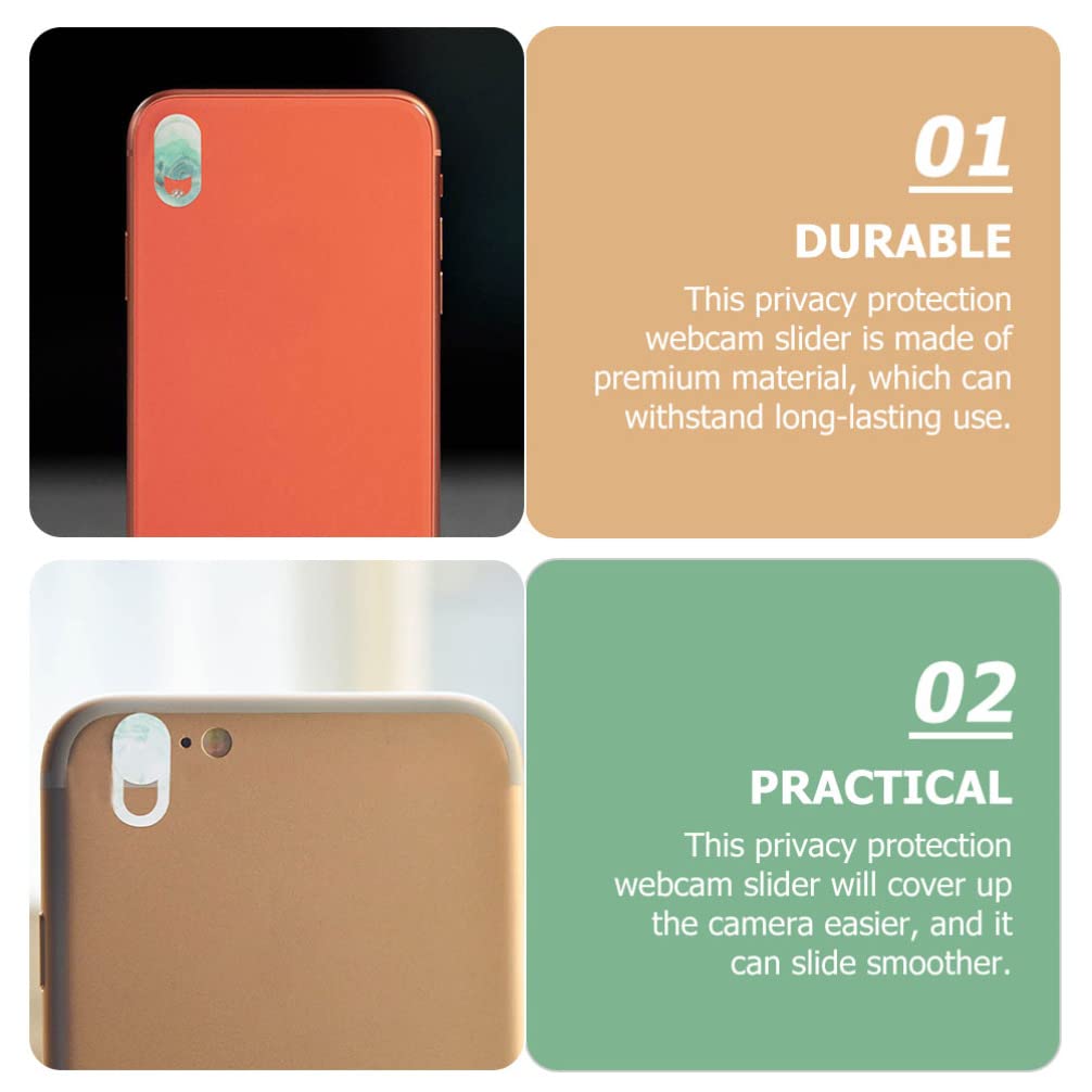 6pcs Cover Webcam Covers Webcam Lid - Cover Webcam Abs Webcam Slider Webcam Privacy Covers Slide Webcam Lens Cover Abs Privacy Lens Protector