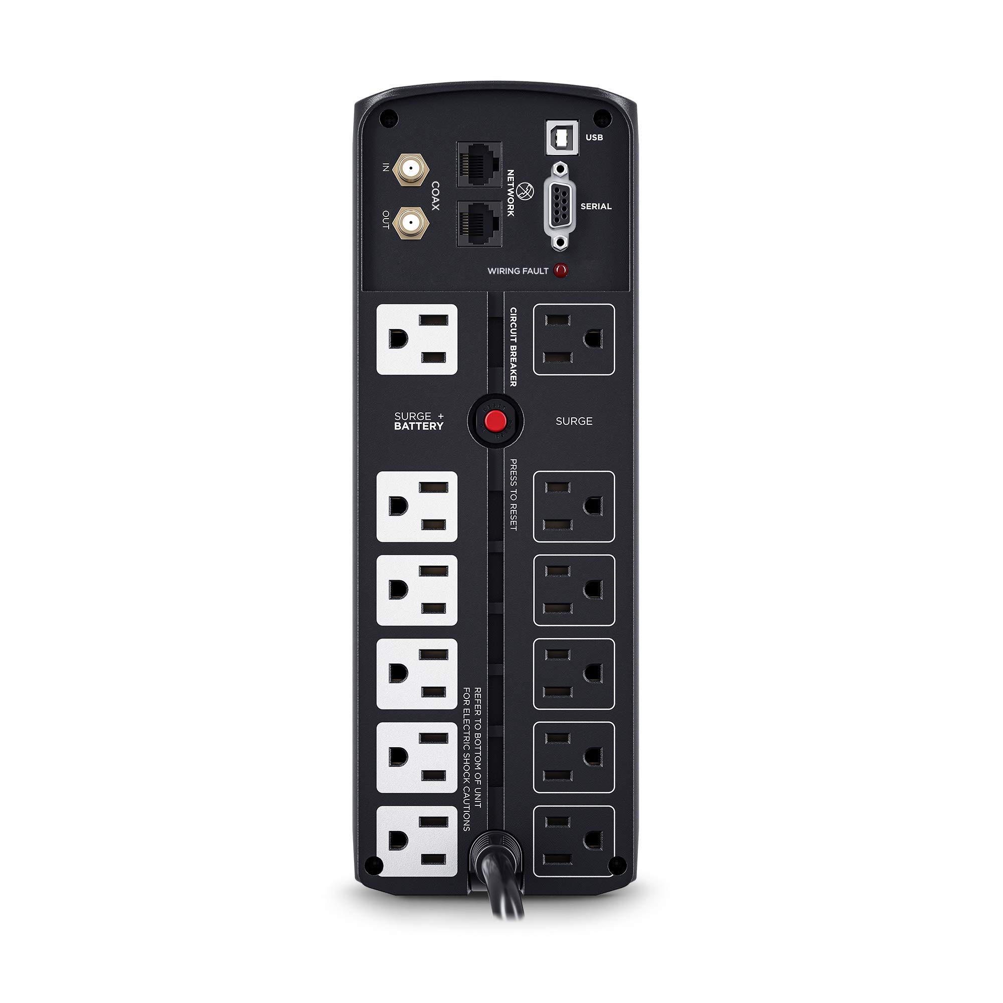 CyberPower BRG1500AVRLCD Intelligent LCD UPS System, DISCONTINUED