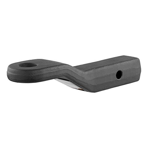CURT 45340 Forged Trailer Hitch Ball Mount, Fits 2-Inch Receiver, 17,000 lbs, 1-1/4-Inch Hole, 2-In Drop, 1-Inch Rise, Carbide Black Powder Coat