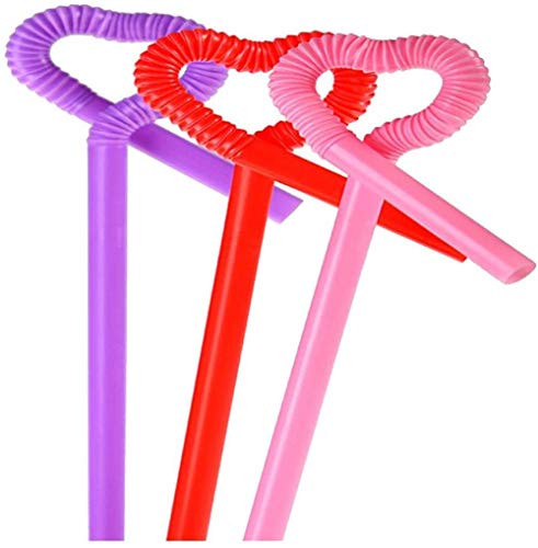 ACOMOO100 colorful super long flexible party drink disposable straws