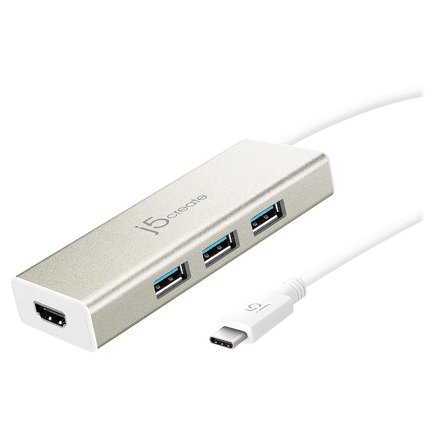 j5create USB 3.1 Type C to 3 USB 3.0 Hub with 4K HDMI Port