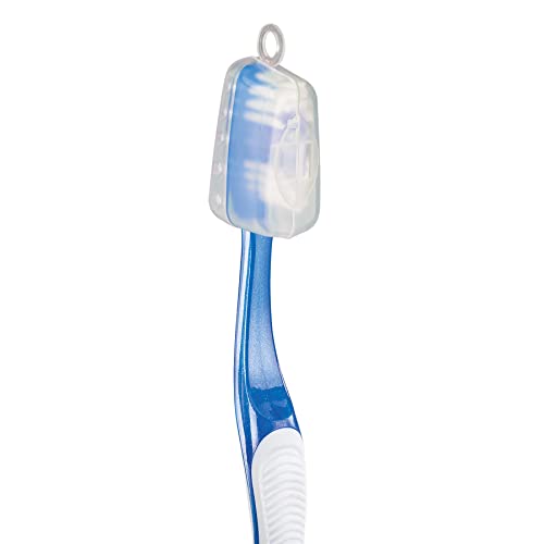 SmileGoods A392 Toothbrush, 39 Tuft, Soft Bristle, Individually Packaged Toothbrushes, Assorted Colors, Bulk Pack of 72