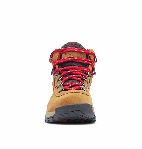Columbia Women's Newton Ridge Plus Waterproof Amped, Elk/Mountain Red, 9