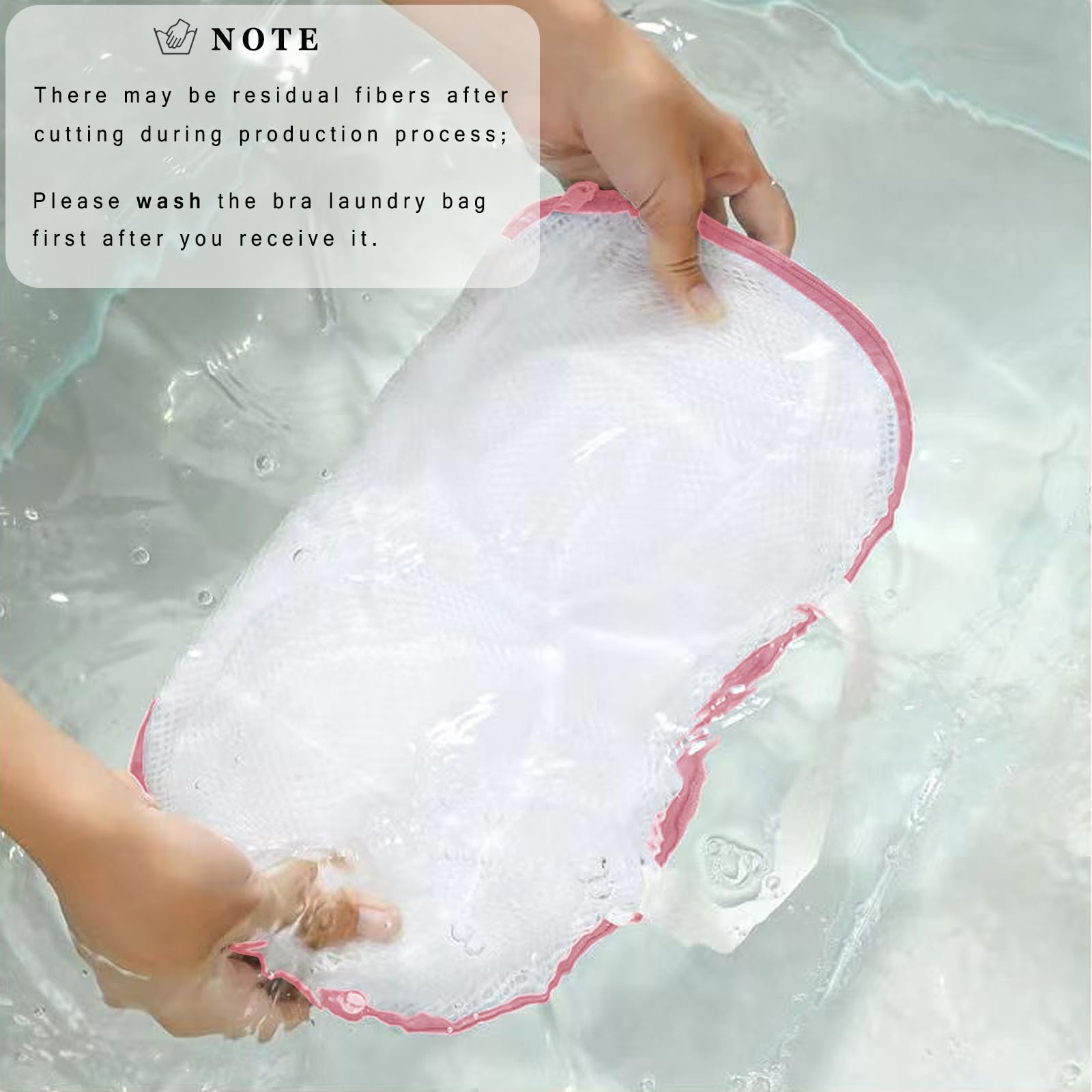 Large Bra Washing Bags for Laundry - 4 PCS, Bra Laundry Bags for Washing Machine, Lingerie Bag for Washing Delicates Underwear Brassiere, Bra Washer Protector for Laundry (Large-Pink 4 pack)