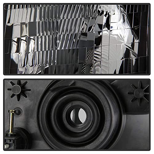 ACANII - For 2001 2002 2003 2004 Ford Escape Black Housing Headlighs Headlamps Replacement Driver & Passenger