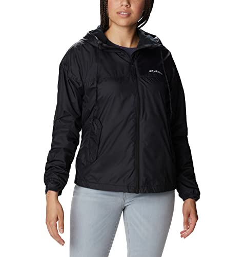 Columbia Women's Flash Challenger Lined Windbreaker, Black, Small