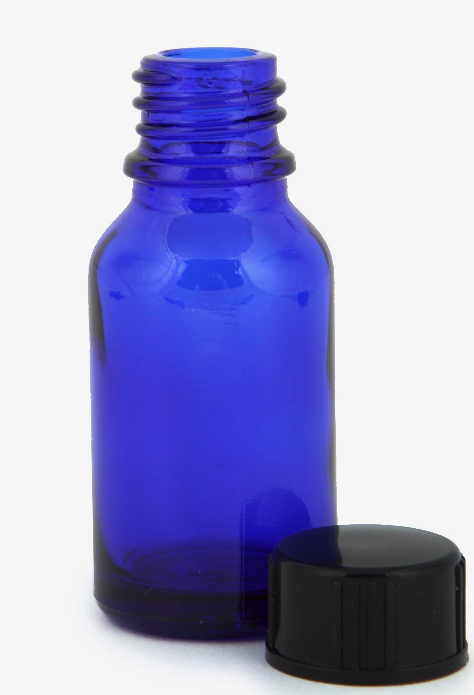 Vivaplex, 24, Cobalt Blue, 15 ml Glass Bottles, with Lids