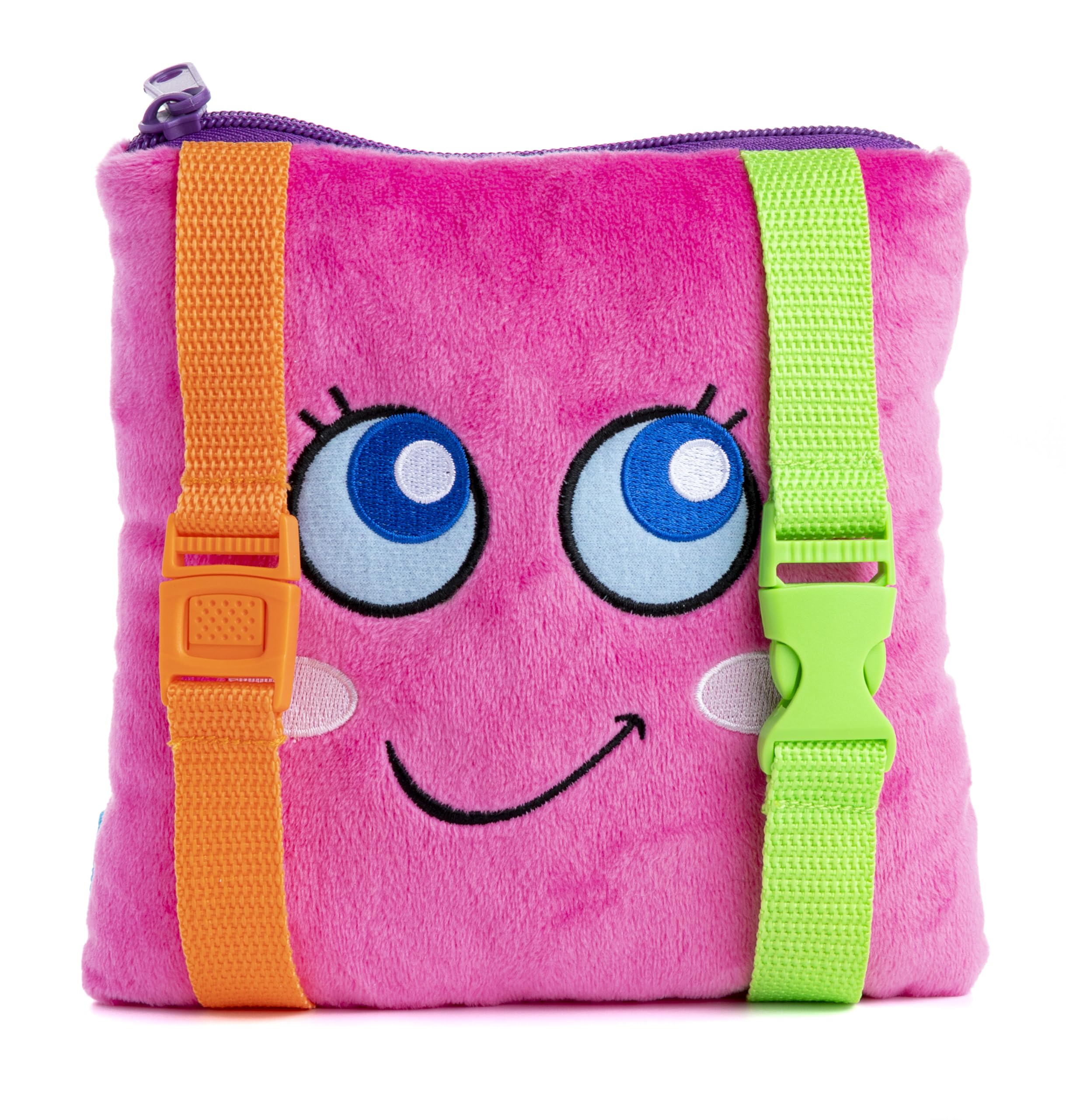 Buckle Toys - Bella Square - Learning Activity Game - Develop Motor Skills and Problem Solving - Travel Essential for Toddlers 1-3