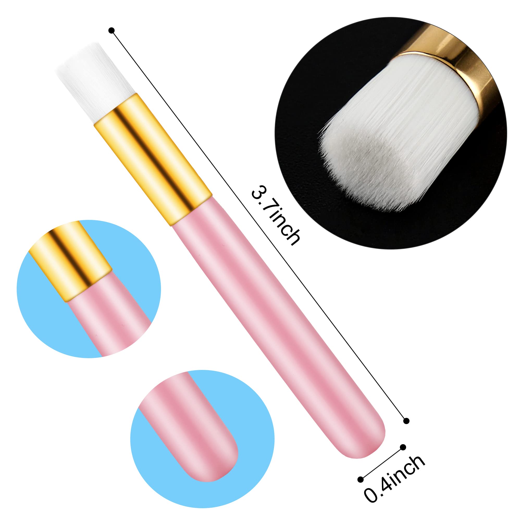 AFOUNDA USB & Mini Portable Fan + Lash Shampoo Brushes + Economy Plastic Squeeze Bottle, Rechargeable Electric Handheld Air Conditioning Cooling Refrigeration Fan For Eyelash(Pink)