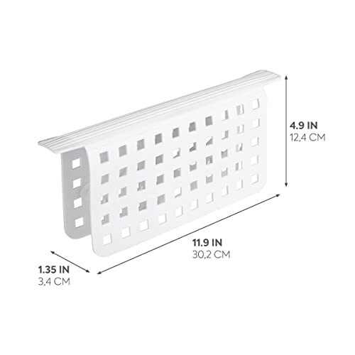 iDesign Plastic Kitchen Mat Sink Protector The Euro Collection, 11โ x 12โ