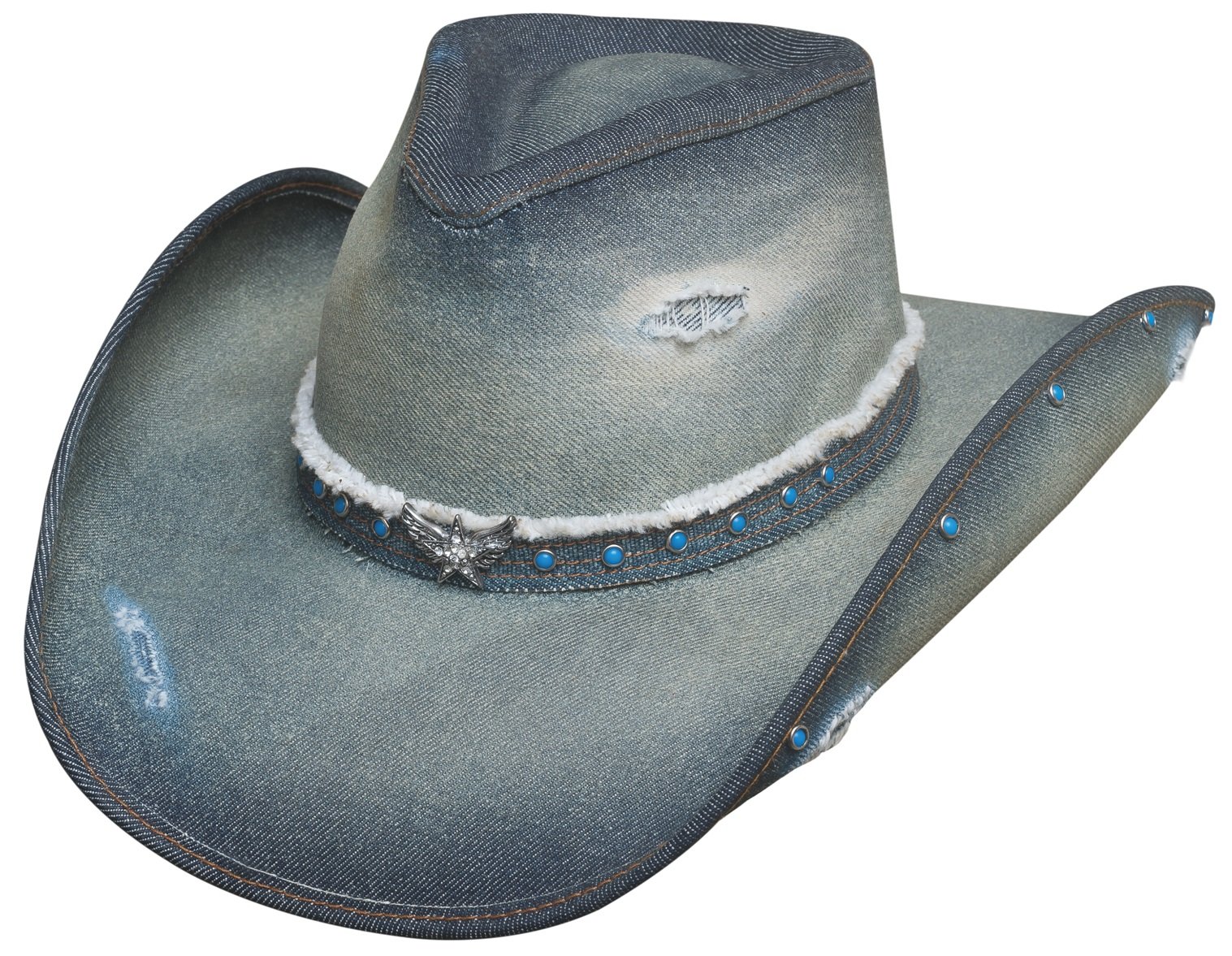 Bullhide Hats Sassy Cowgirl Collection Silver Wings 2828 (Extra Large)