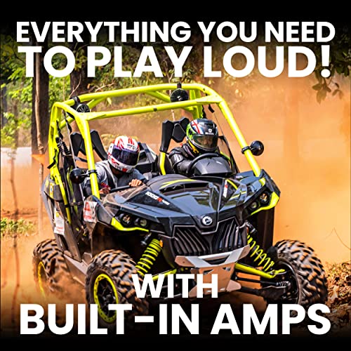 BOSS Audio Systems BM40AMPBT ATV UTV Waketower Speaker System - Bluetooth, 500 Watts of Power Per Pair, 4 Inch Woofer, Full Range, 2 Way, Marine grade, Weatherproof, Sold in Pairs
