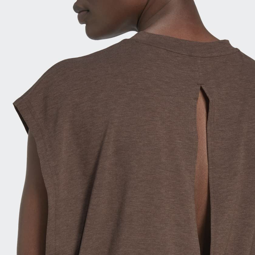 adidas Hyperglam Sleeveless Tee Women's, Brown, Size L