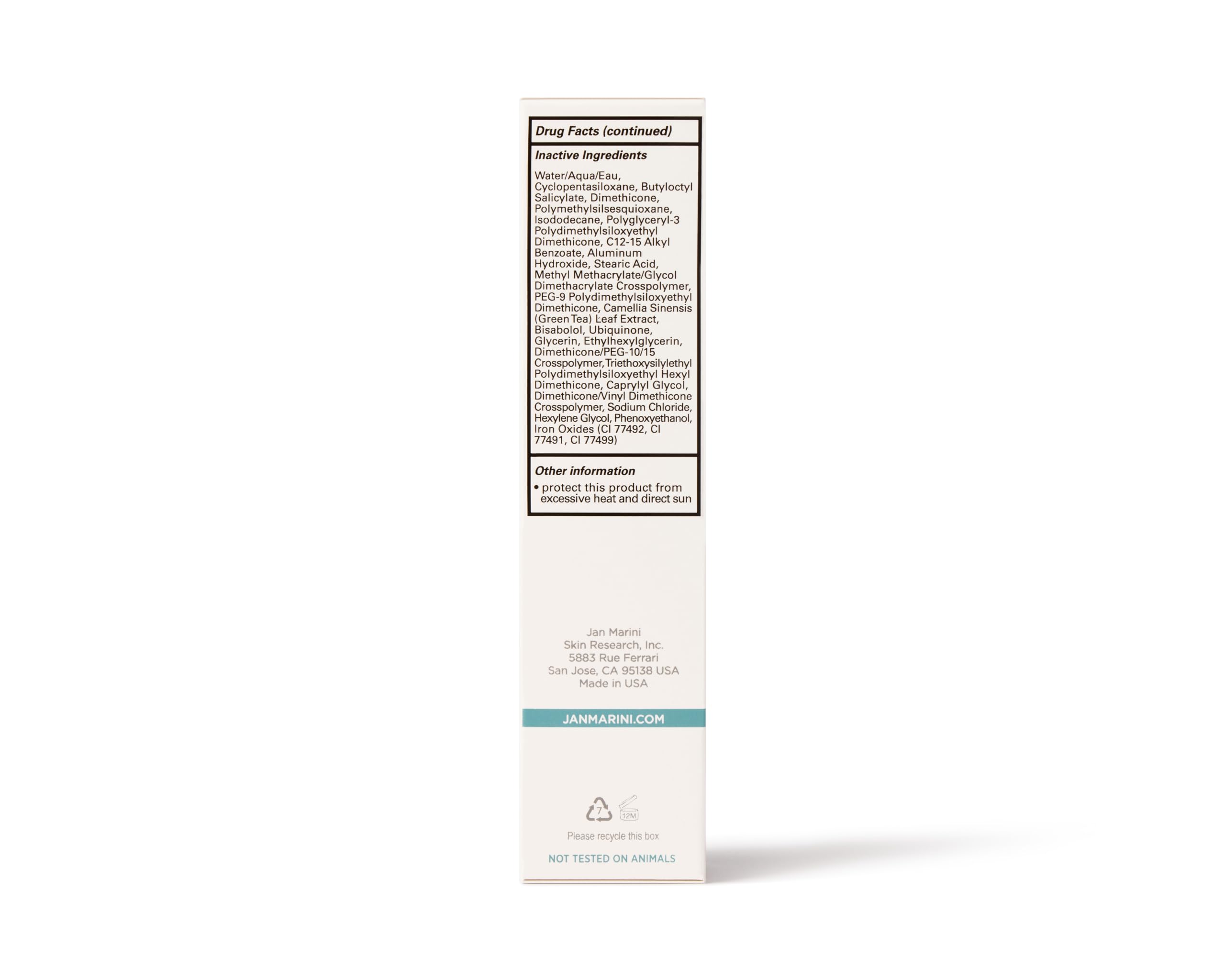 Jan Marini Skin Research Physical Protectant Tinted SPF 45 - Daily Face Protectant Product - Tinted SPF Facial Sunscreen - Sunscreen Aids Against Visible Wrinkles - 2 oz