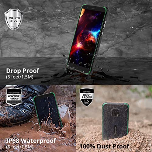 Blackview Rugged Smartphone Unlocked, BV4900 Rugged Cell Phones IP68 Waterproof Drop Proof, 5.7" FHD Display, 5580 mAh, 3GB + 32GB, NFC, GPS Dual SIM Unlocked Mobile Phone for T-Mobile