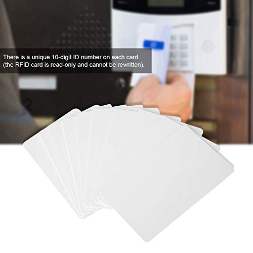 Blank White PVC Cards Plastic, Contactless 125kHz Smart RFID Proximity ID Card Read-only Access Card (100pcs/Set)