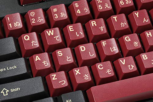 DROP + Redsuns GMK Red Samurai Keycap Set for 65% Keyboards - Compatible with Cherry MX Switches and Clones (65% 75-Key Kit)