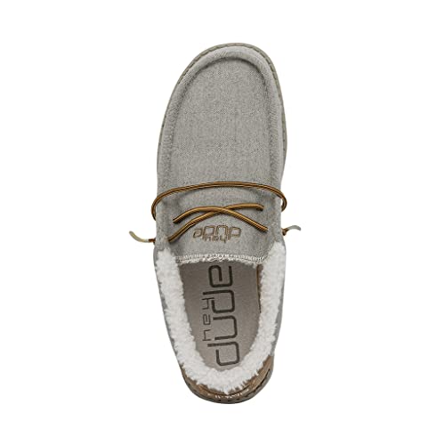 Hey Dude Men's Wally Baja Beachcomber Size 11 | Men's Shoes | Men's/Women's Lace Up Loafers | Comfortable & Light-Weight