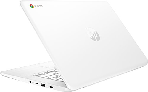 Newest HP 14-inch Chromebook HD SVA (1366 x 768) Touchscreen, Intel Dual Core Celeron N3350 1.1GHz, 4GB DD3L RAM, 16GB eMMc Hard Drive, Bluetooth, HDMI, Stereo Speakers, HD Webcam, Google Chrome OS