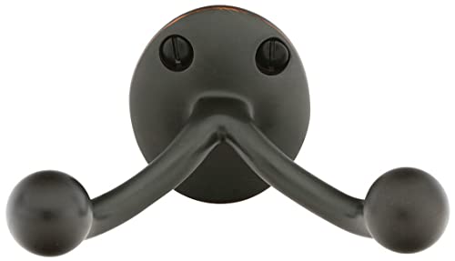 Emtek 2607 Traditional Double Robe Hook, Oil Rubbed Bronze