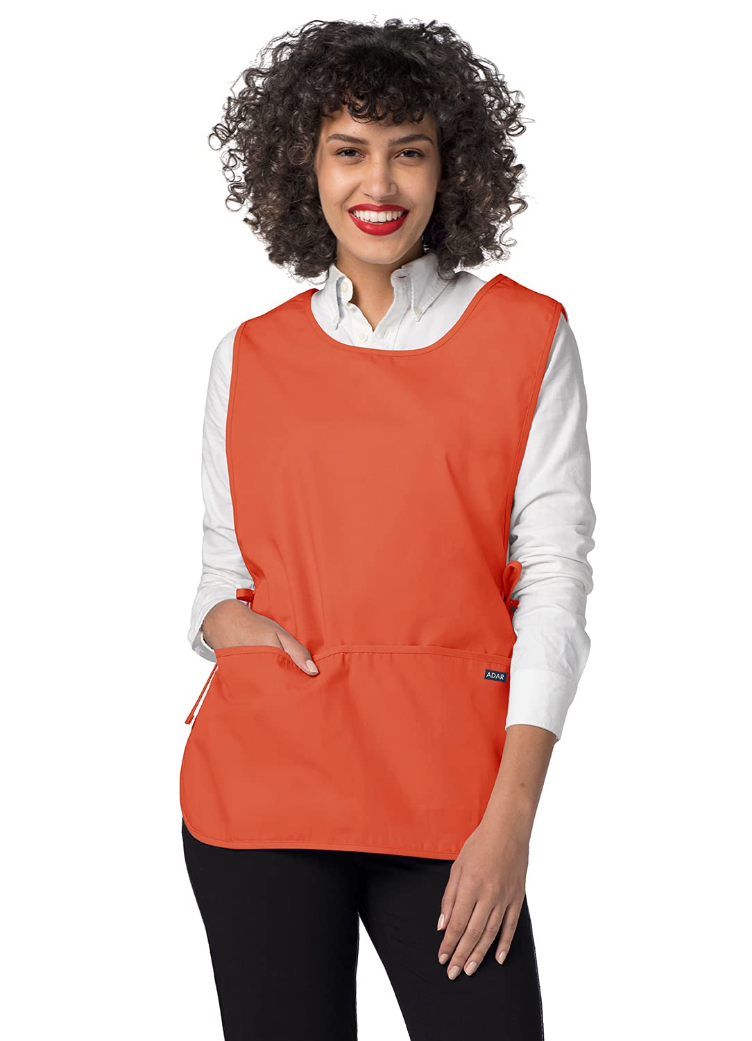 Adar Universal Cobbler Apron - Unisex Cobbler Apron - 702 - Mandarin Orange - X-Large