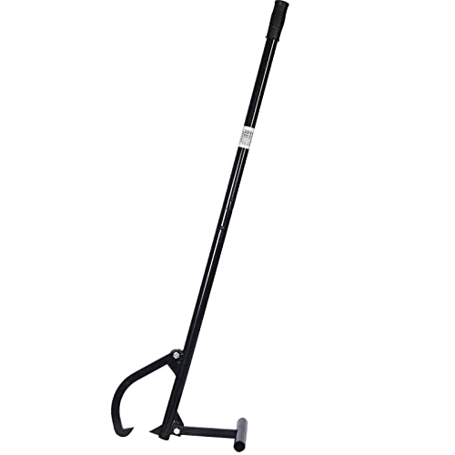 ANZKA Log Lifter, Metal TimberJack Triple Thick Heavy-Duty Log Jack, Log Roller Tool