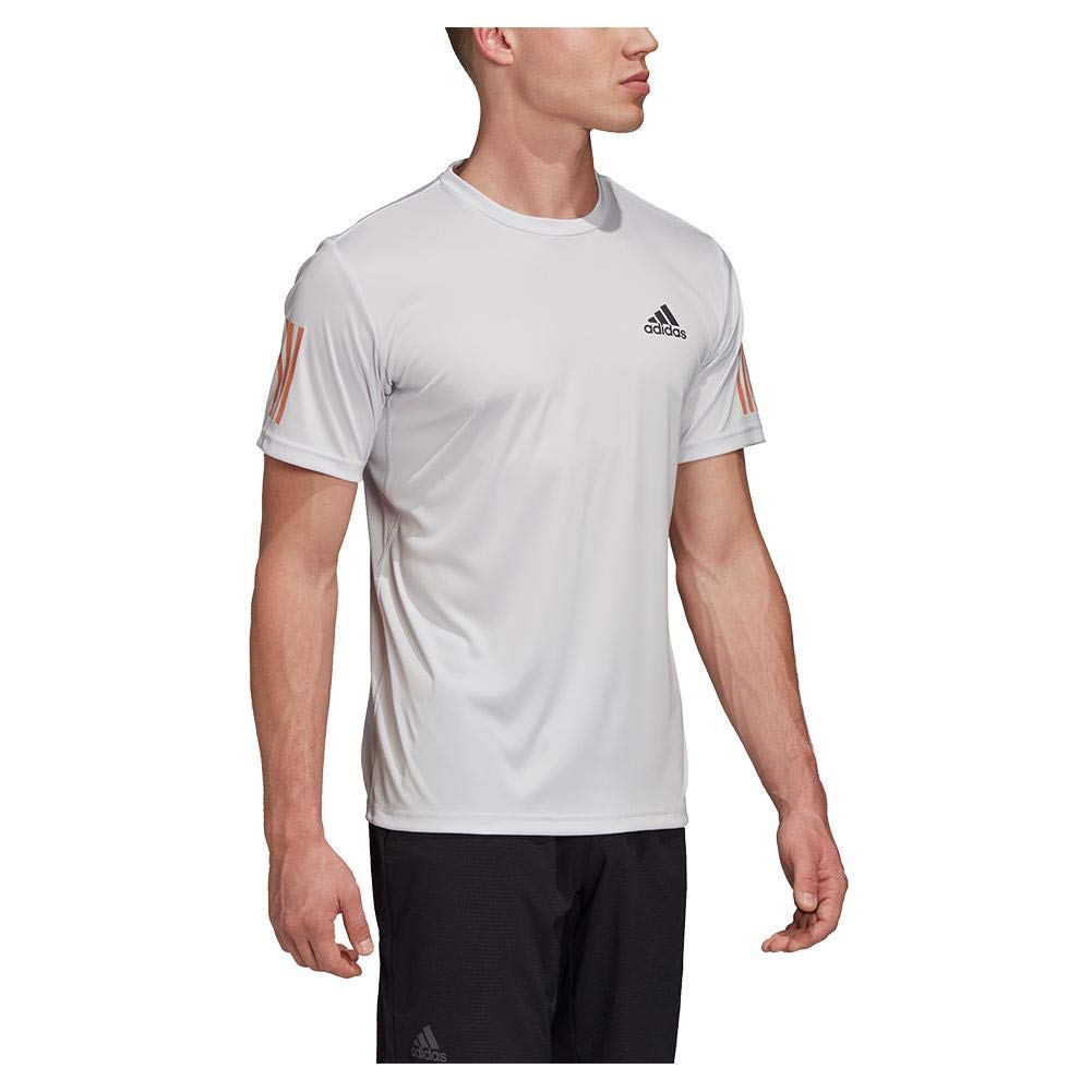 adidas Men's 3-Stripes Club Tennis Tee