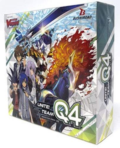 Bushiroad Cardfight Vanguard VGE-V-BT01-EN Unite Team Q4 Booster Display Box of 16 Packets, Multi