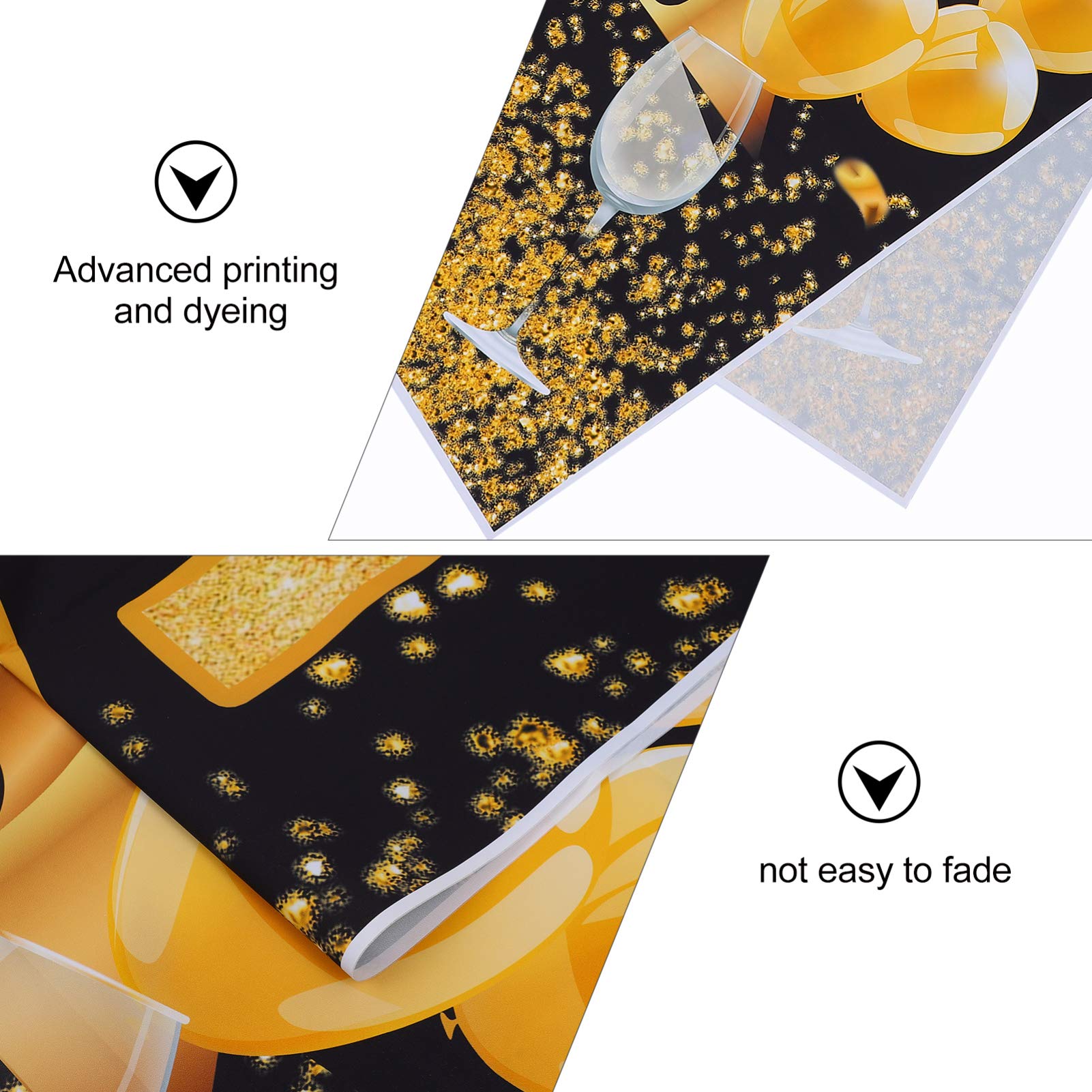 Amosfun 1pc 50 Years Old Background Cloth Merry Birthday Banner Decorative Birthday Backdrop Birthday Backdrop Cloth Happy Birthday Decor Happy Birthday Backdrop Decorative Items Vinyl