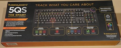 Das Keyboard 5QS Gaming Tastatur - Omron Gamma-Zulu, DE-Layout, Schwarz